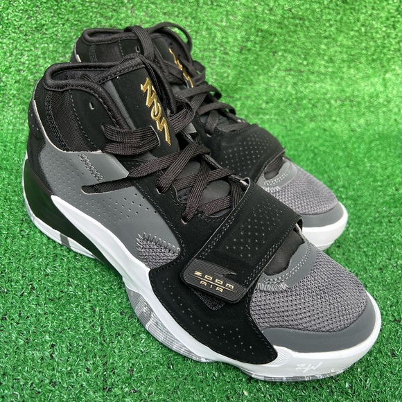 Nike | Shoes | Mens Nike Jordan Zion 2 Tb Black Metallic Gold Dq76880 ...